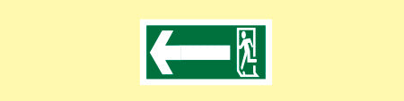 Photoluminescent Wayfinding Tape (Arrow) – BourneGroup